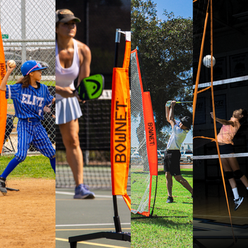 Bownet Portable Volleyball Setting Net & Serving Net