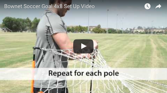 4' x 6' Soccer Goals - Bownet Soccer Portable Goals